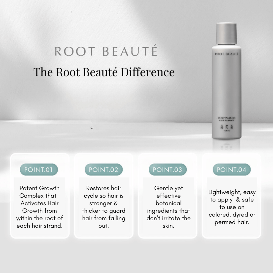 Zoom Expand image caption hair growth serum - root beaute